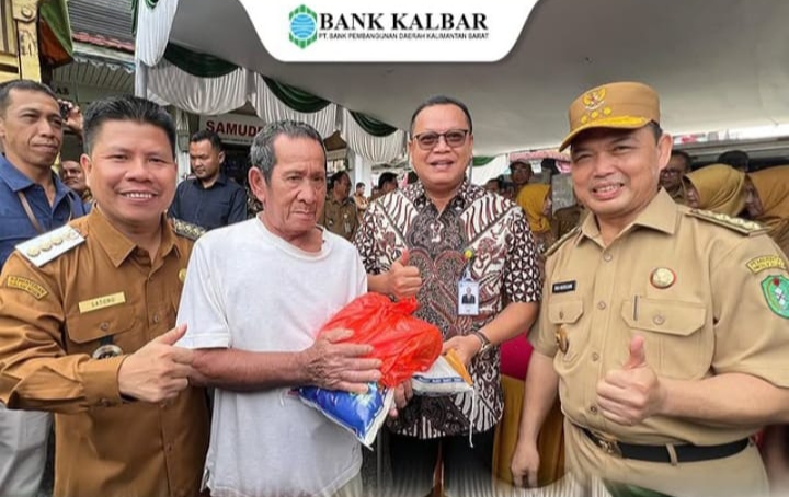 Operasi Pasar Murah di Sambas, Dihadiri Dirut Bank Kalbar dan Gubernur ...